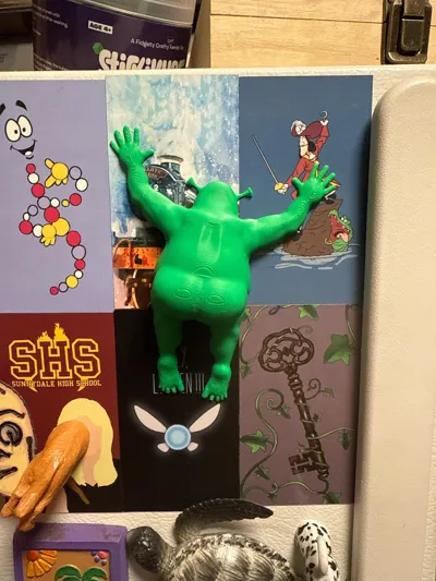 Shrek Fridge Magnet - Free 3D Print Model - MakerWorld