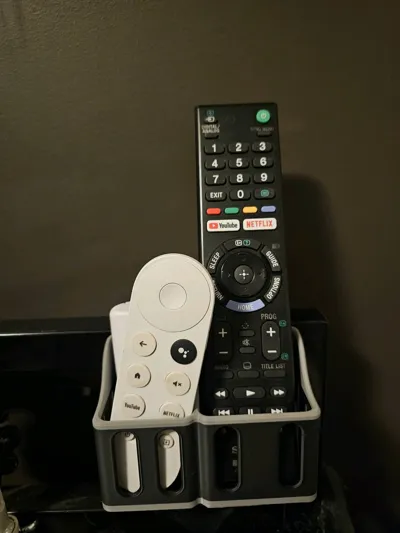Remote control holder (print in place) by Mr_Andre MakerWorld: Download Free 3D Models