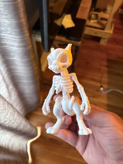 Mewtwo Skeleton 3D Print Model pokemon kawaii by drakeforge3d ...