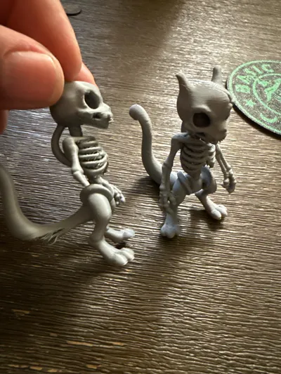 Mewtwo Skeleton 3D Print Model pokemon kawaii - Free 3D Print Model ...