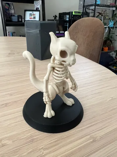 Mewtwo Skeleton 3D Print Model pokemon kawaii by drakeforge3d ...