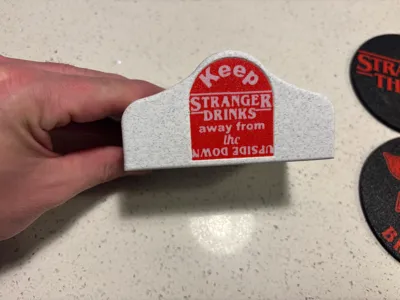 Stranger Things Coaster Set (Now 13 designs!!) - Free 3D Print Model ...