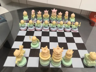 Minions Chess Edition - Free 3D Print Model - MakerWorld