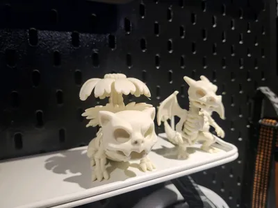 Venusaur Skeleton 3D Model Pokemon Figurine - Free 3D Print Model ...