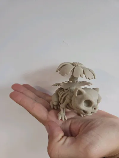 Venusaur Skeleton 3D Model Pokemon Figurine - Free 3D Print Model ...