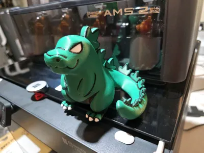 Godzilla chibi figure - Free 3D Print Model - MakerWorld