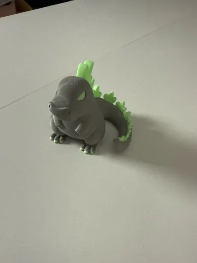 Godzilla chibi figure - Free 3D Print Model - MakerWorld