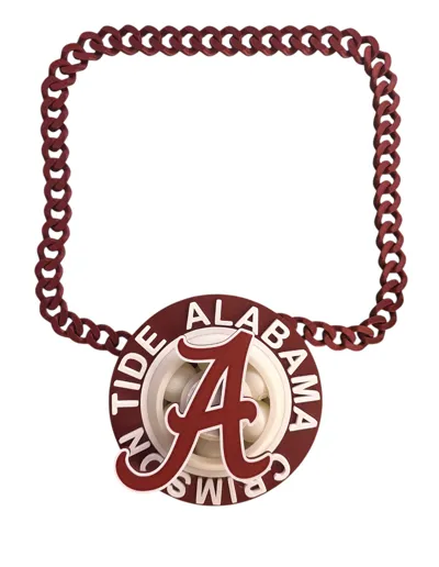 Alabama Crimson Tide Spinner Chain - Free 3D Print Model - MakerWorld