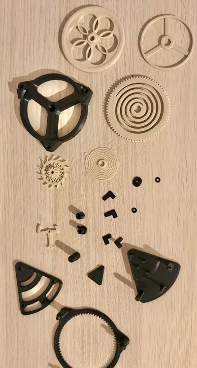 Fully 3d Printed Tourbillon by Andy McComas-Baker MakerWorld: Download ...