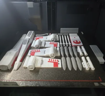 X-Wing Kit Card by Galactic Armory MakerWorld: Download Free 3D Models