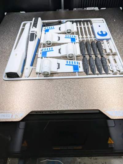 X-Wing Kit Card by Galactic Armory MakerWorld: Download Free 3D Models