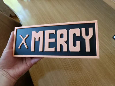 Undertale Mercy Button [Pixel Accurate] by CyberSkunkStudios MakerWorld ...