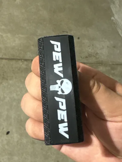 Pew Pew Skull / M-LOK Rail Cover Custom by K-Typ MakerWorld: Download ...