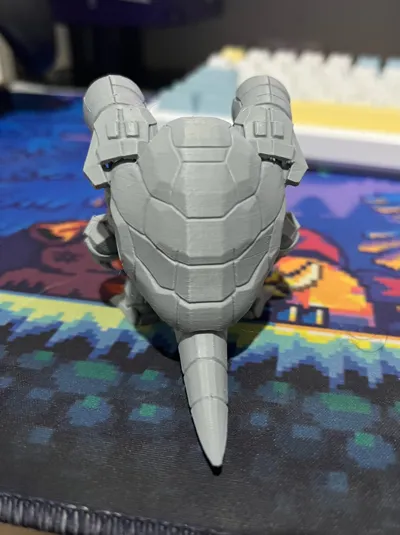 Mecha Blastoise Statue｜A Fusion of Power & Legacy by AT62 MakerWorld ...