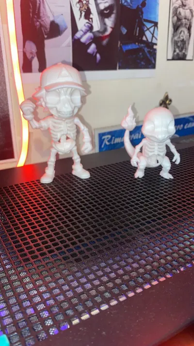 Charmander Skeleton Figure pokemon horror kawaii - Free 3D Print Model ...