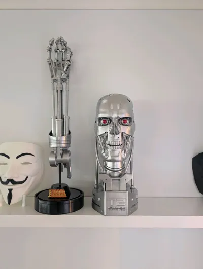 T800 BUST LIFESIZE REAL MOVIE TERMINATOR BUST - Free 3D Print Model ...