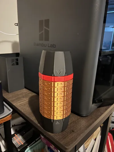 Wine Bottle Cryptex by Chickenbisket MakerWorld: Download Free 3D Models