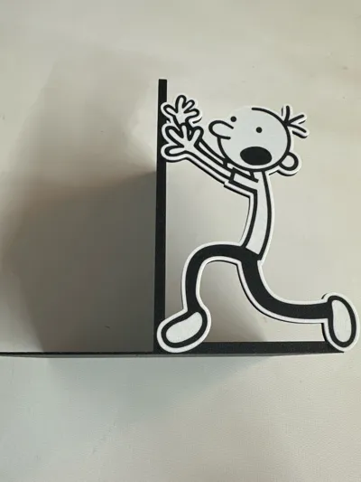 Diary of a Wimpy Kid "Greg Heffley" Bookend - Free 3D Print Model ...