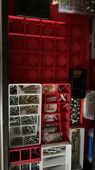 M3 Assortment box - Gridfinity 4x2 by Raybesh MakerWorld: Download Free 3D Models