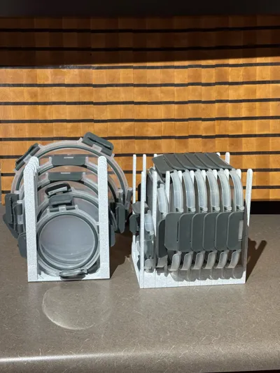 Lid holder for rectangle food container - Free 3D Print Model - MakerWorld