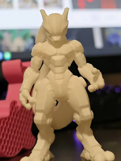 Mecha Pokemon Series ‧ Mewtwo Full-Body Statue - Free 3D Print Model ...