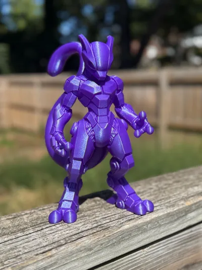 Mecha Pokemon Series ‧ Mewtwo Full-Body Statue - Free 3D Print Model ...