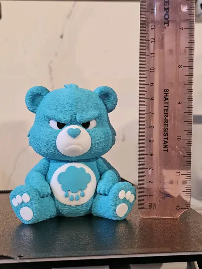 The Blue - Little Grumpy Bear - Free 3D Print Model - MakerWorld