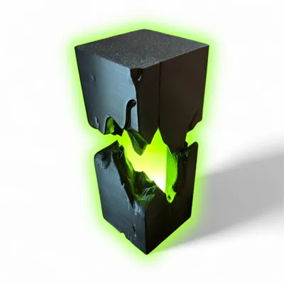 Fractured Monolith Lamp - Free 3D Print Model - MakerWorld