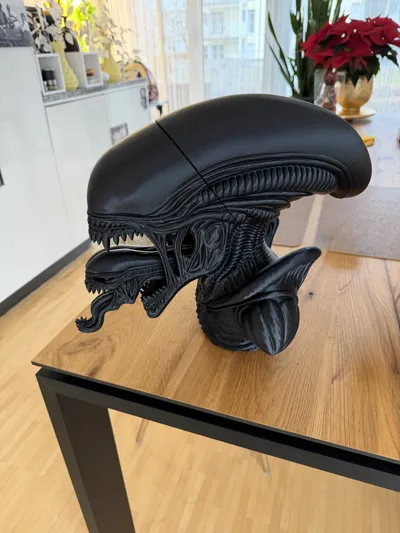 Alien Xenomorph Bust - Free 3D Print Model - MakerWorld