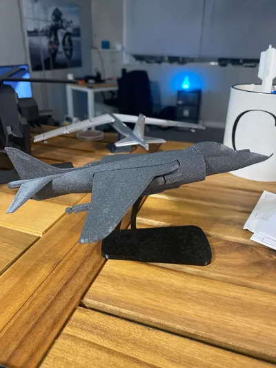 AV-8B Harrier II Plane Kit Card - Free 3D Print Model - MakerWorld