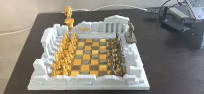Greek Mythology Chess Set - Minotaur vs Hercules - Free 3D Print Model ...