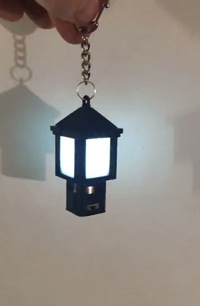 Lantern LED Keychain by OtakuMxMakerWorld: Download Free 3D Models