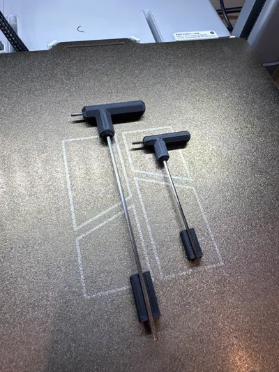 Bambu Lab Allen/Hex key wrenches, print in place - Free 3D Print Model ...