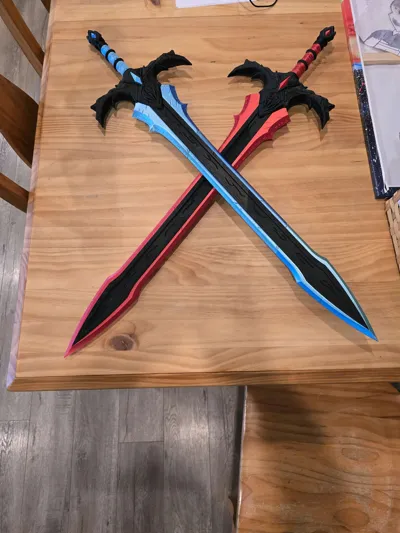 Crimson Shadow, Sword of the Dark Knight - MWH - Free 3D Print Model ...