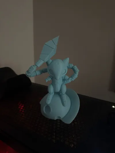 Mecha Pokemon Series ‧ Mew Full-Body Statue - Free 3D Print Model ...