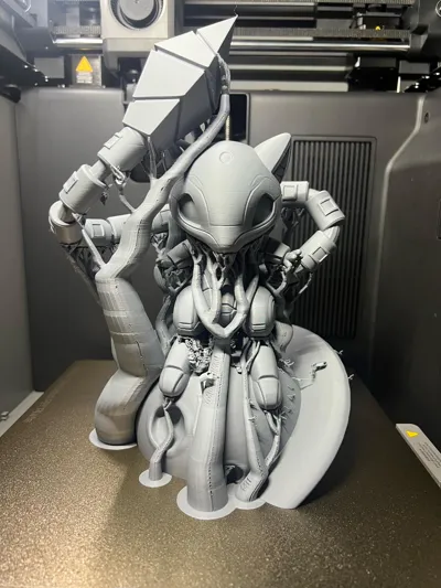 Mecha Pokemon Series ‧ Mew Full-Body Statue - Free 3D Print Model ...
