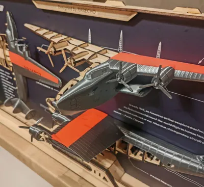 2.5D Framed Blueprint | Pacific Clipper | Pacific Clipper - Free 3D ...
