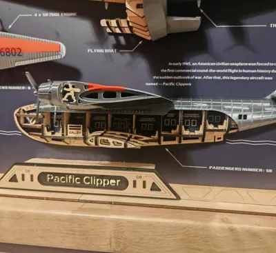 2.5D Framed Blueprint | Pacific Clipper | Pacific Clipper - Free 3D ...
