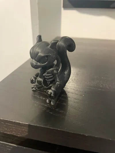 Mewtwo Skeleton Figurine 3D Printed Pokemon Model - Free 3D Print Model ...