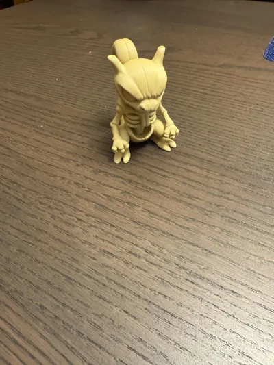 Mewtwo Skeleton Figurine 3D Printed Pokemon Model - Free 3D Print Model ...