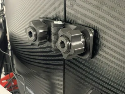 Adjustable Triple Monitor Alignment Kit - Free 3D Print Model - MakerWorld
