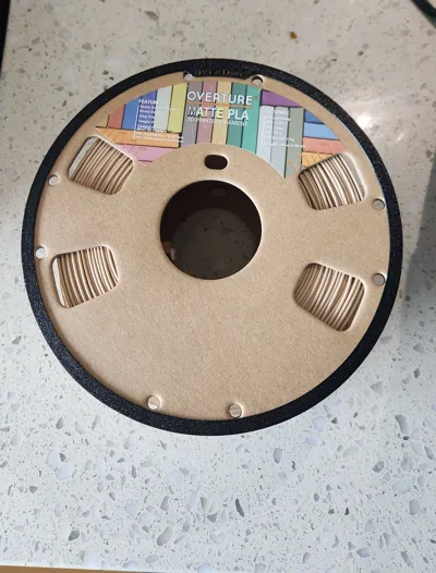 OVERTURE Bambu Lab AMS Cardboard Spool Adapter Ring by DesignCraft ...