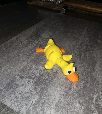 Multi-Part Quacklet - Cute Duck (No AMS required) - Free 3D Print Model ...