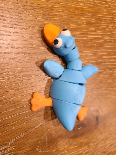 Multi-Part Quacklet - Cute Duck (No AMS required) - Free 3D Print Model ...