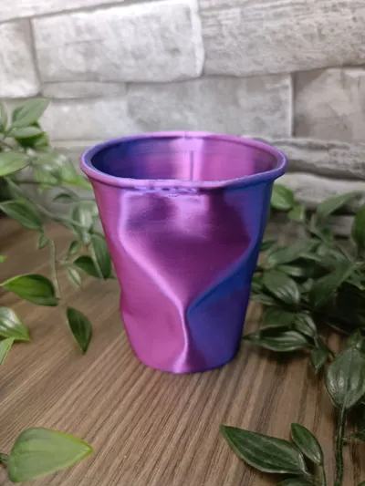Crushed Paper Cup by hollowmaker - MakerWorld