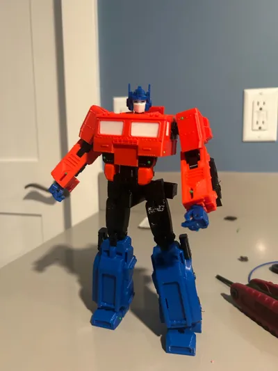 Transformers-Optimus Prime (Transformable Truck) - Free 3D Print Model ...