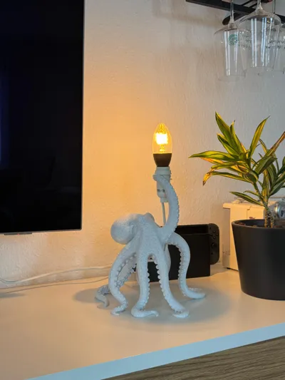 Octopus Table Lamp – LED lamps & E14 by A_ilterish MakerWorld: Download ...