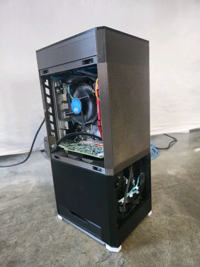 MASS - Stackable NAS ITX Enclosure by Haydn Bao MakerWorld: Download Free 3D Models