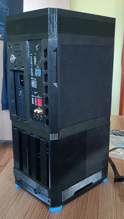 MASS - Stackable NAS ITX Enclosure by Haydn Bao MakerWorld: Download Free 3D Models