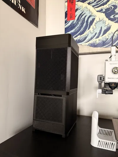 MASS - Stackable NAS ITX Enclosure by Haydn Bao MakerWorld: Download ...